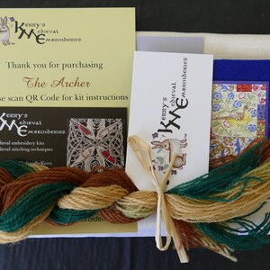 The Archer - Medieval Embroidery Kit - Etsy