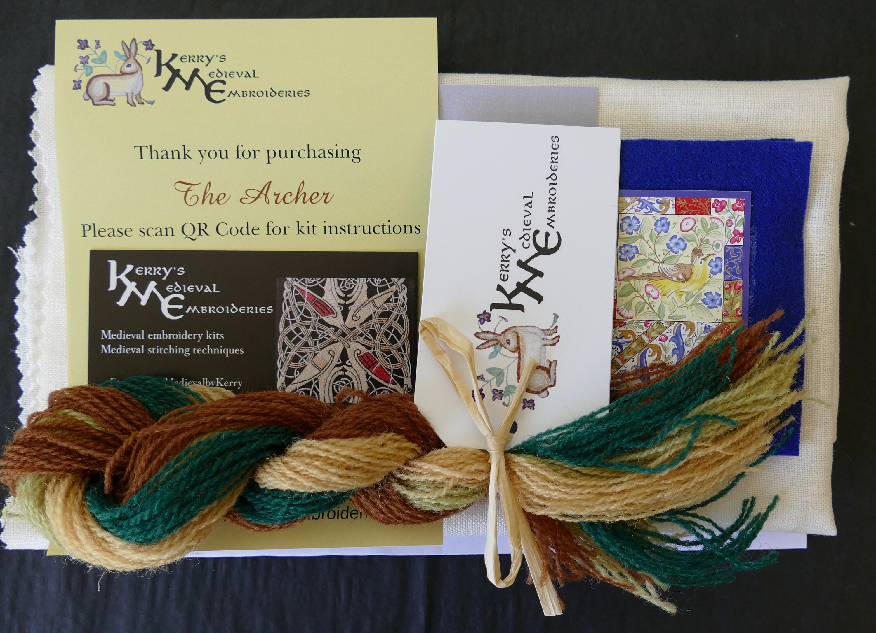 The Archer - Medieval Embroidery Kit - Etsy