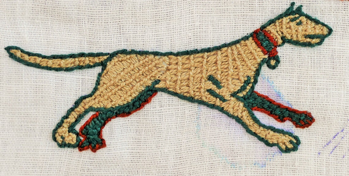 Medieval Embroidery Pattern and Instructions Talbot - Etsy