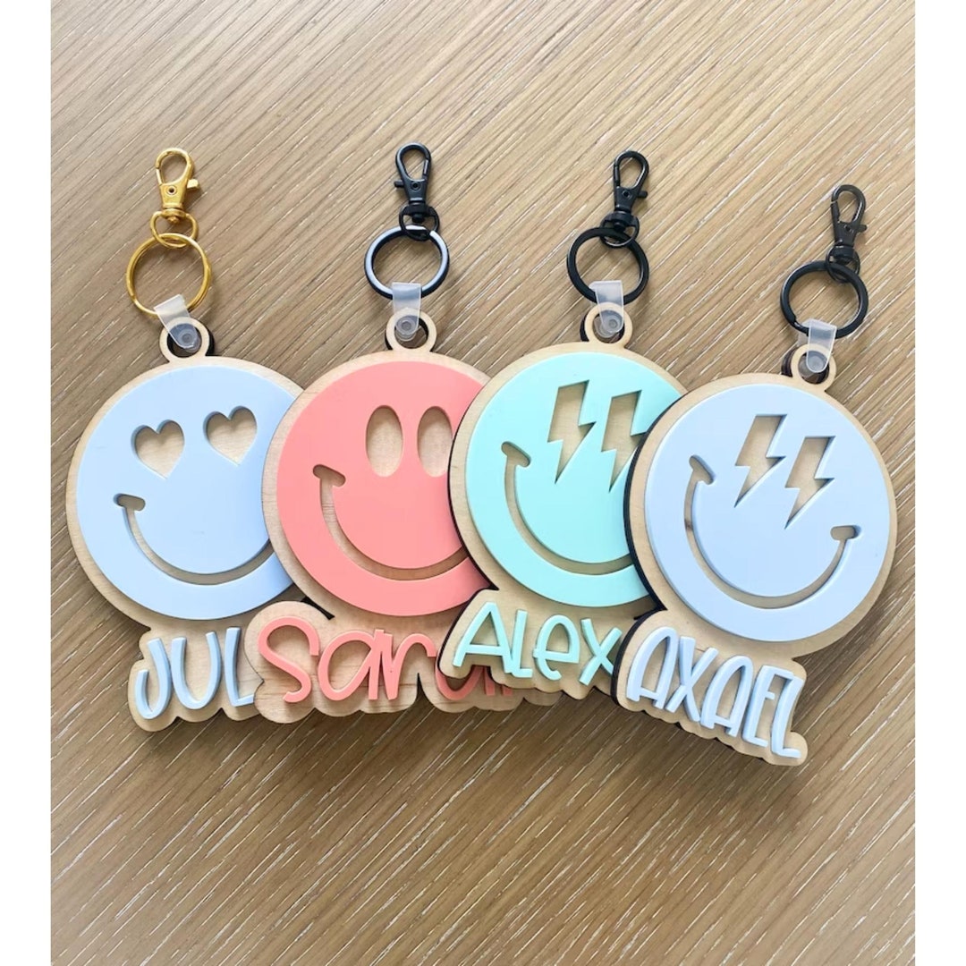 Backpack Name Tags Lunch Box Name Tag Lunch Box Key Chain - Etsy