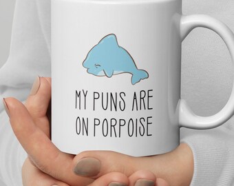 Funny Dolphin Mug - Etsy