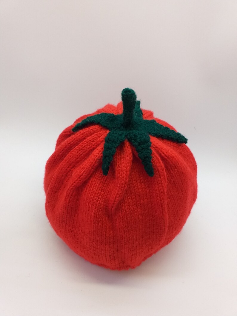 Women's Knitted Hat Tomato Knitted Hat for Teenager - Etsy