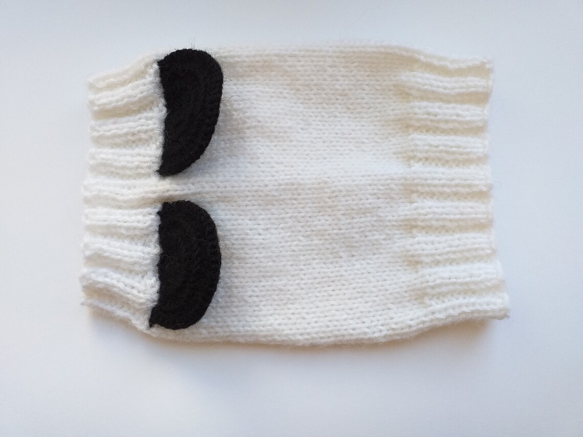 Panda dog clothes hat snood dachshund snood panda | Etsy