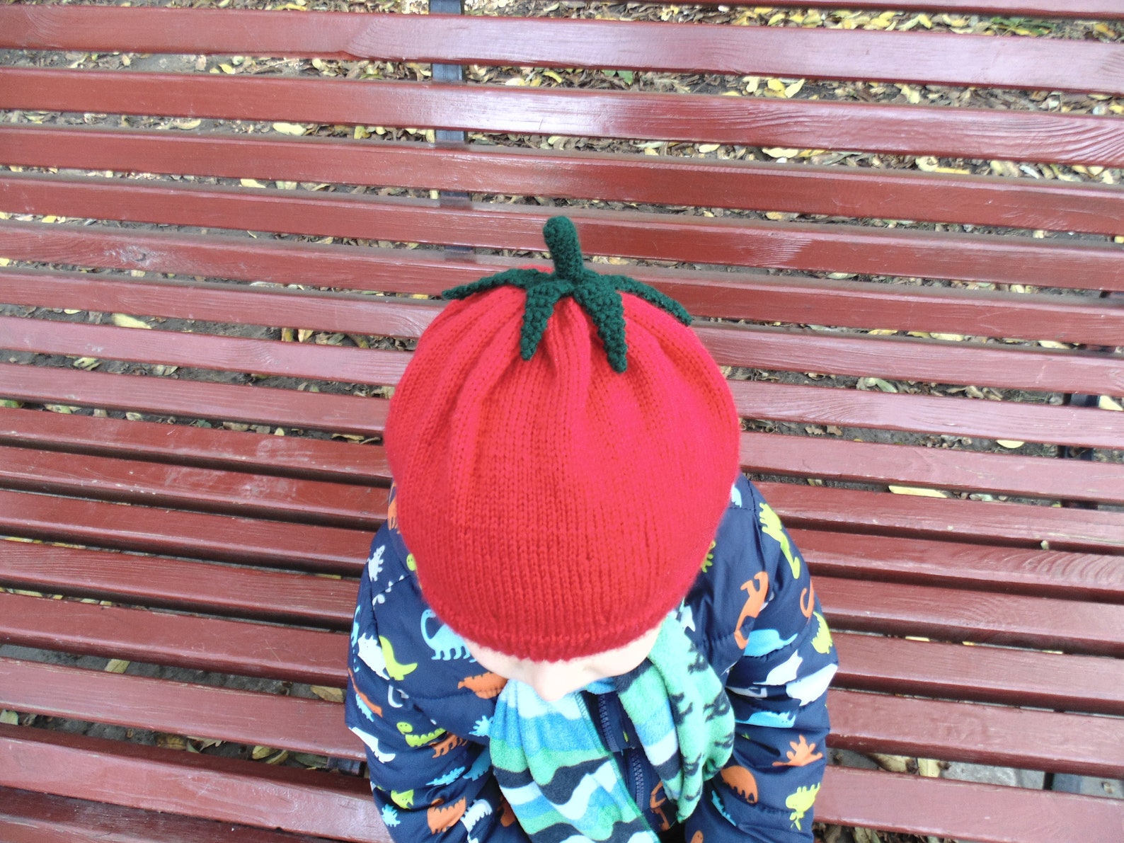 Women's Knitted Hat Tomato Knitted Hat for Teenager - Etsy
