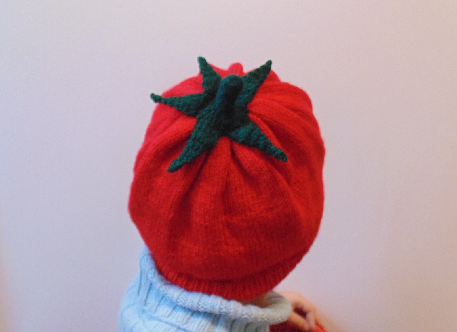 Women's Knitted Hat Tomato Knitted Hat for Teenager - Etsy