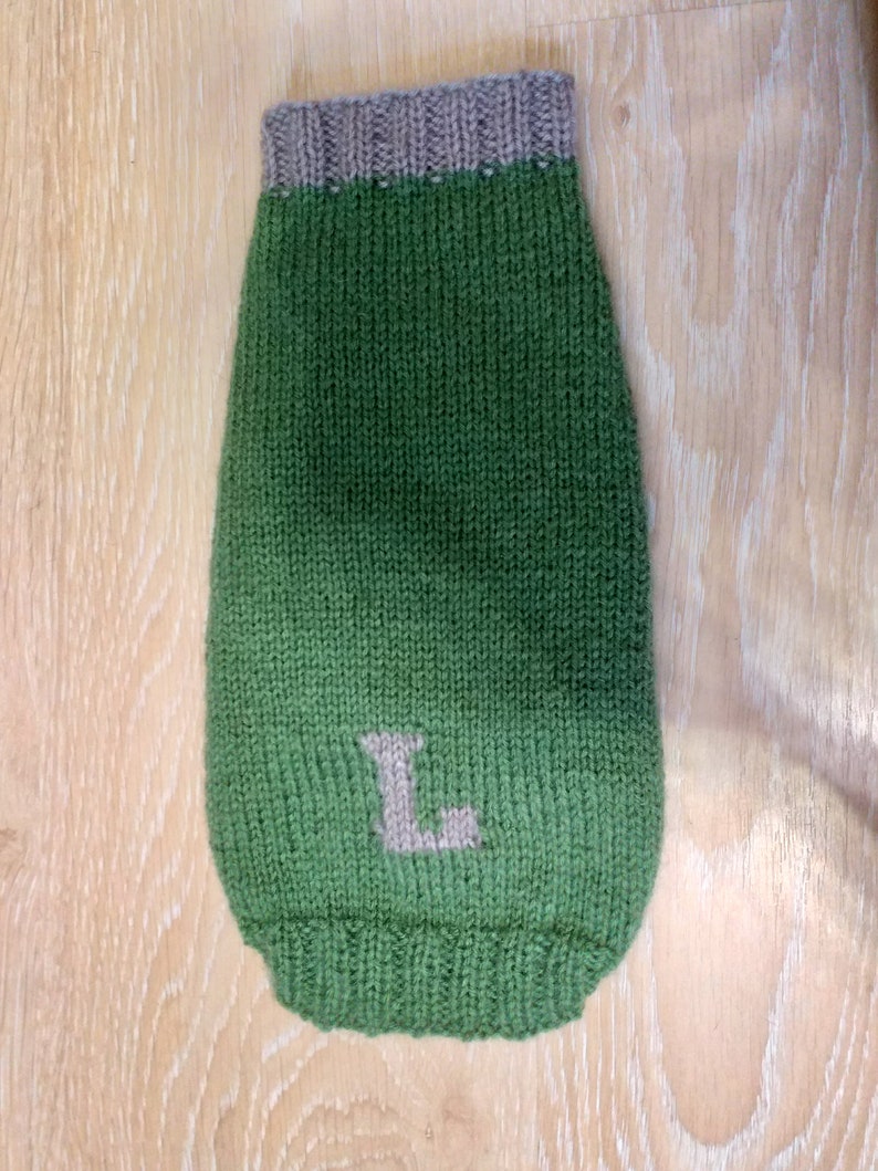 Personalized Dog Sweater With Initials Dog Clothes With - Etsy