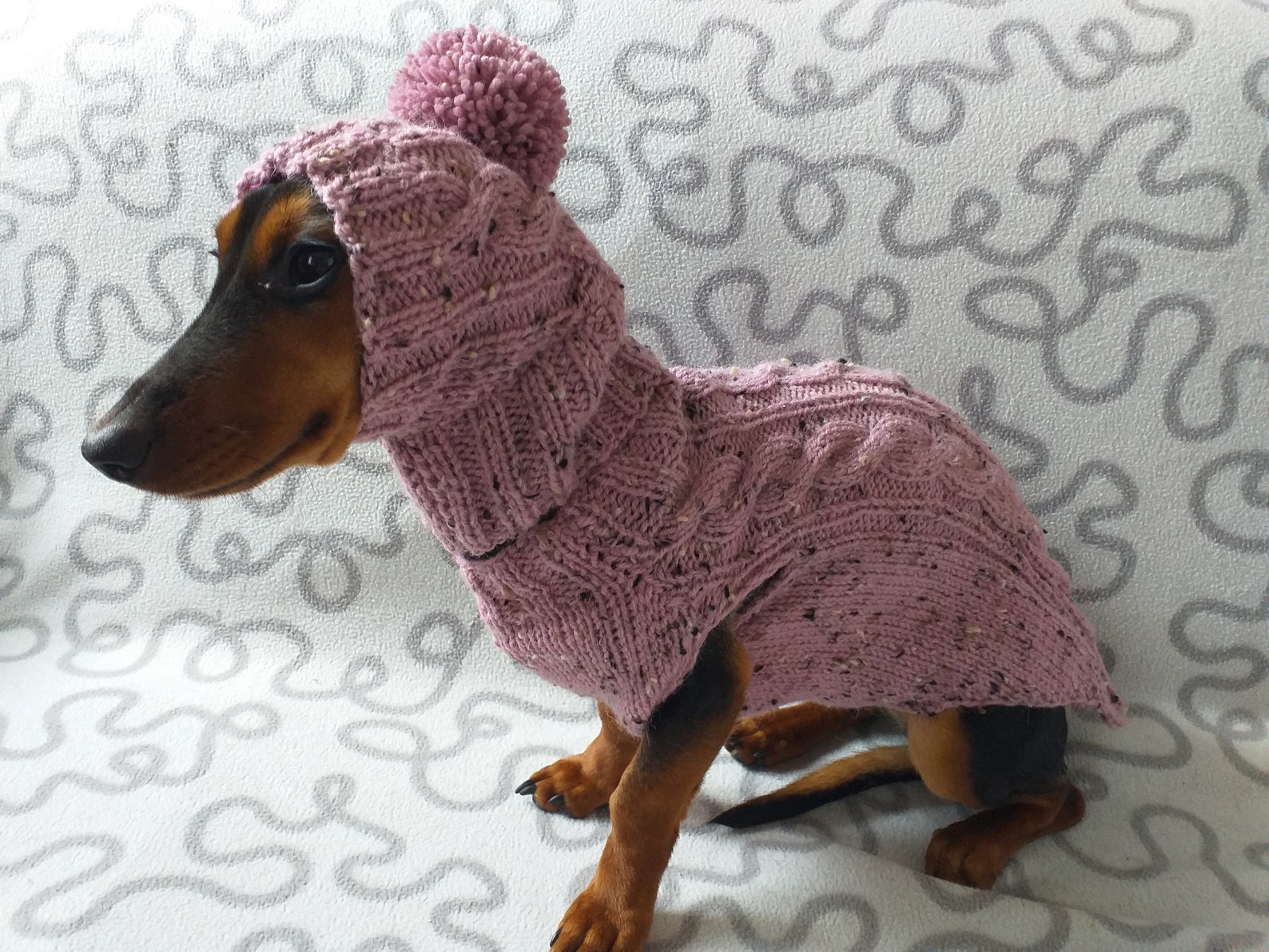 Pink Alpaca Wool Costume With Classic Arana Sweater and Hat - Etsy