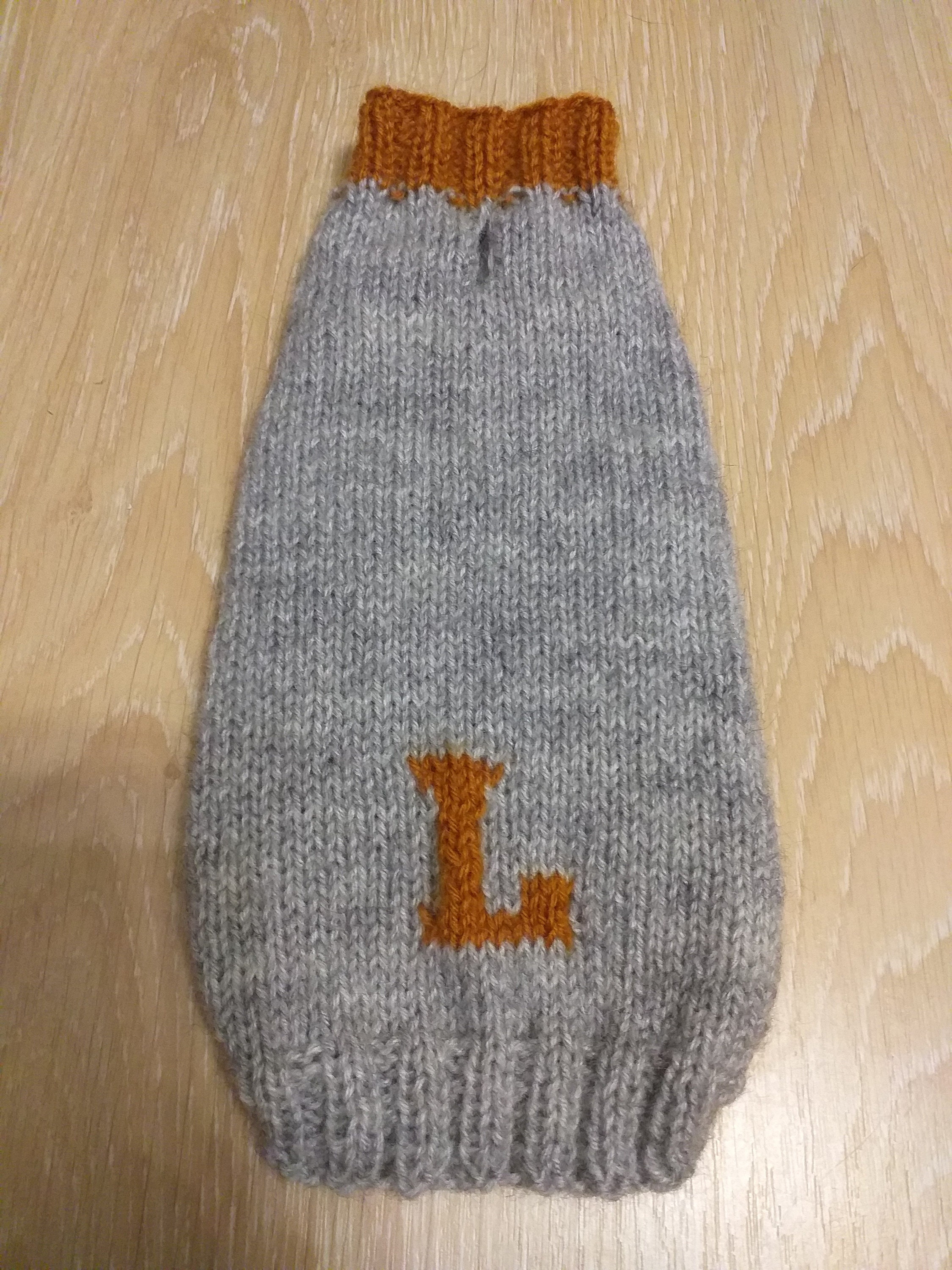 Personalized Dog Sweater With Initials Dog Clothes With | Etsy