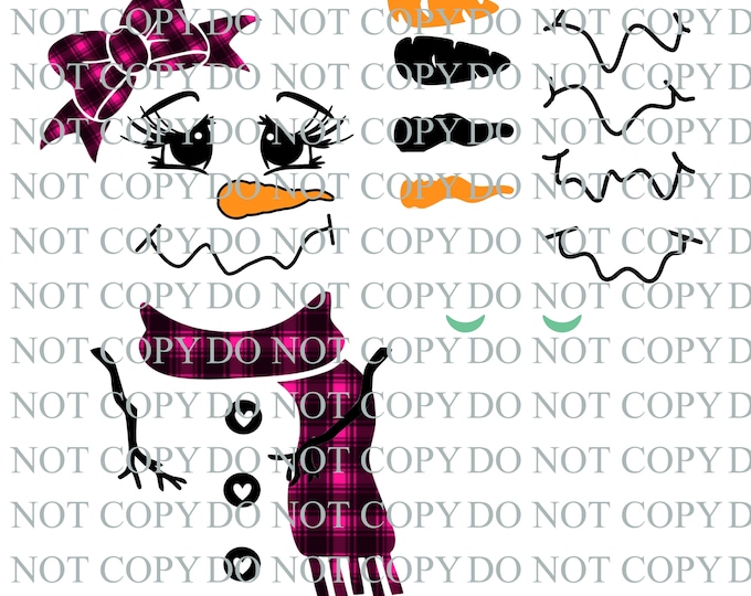 Snowgirl SVG Snowman Svgsnowman Pngsnowgirl Png Winter | Etsy