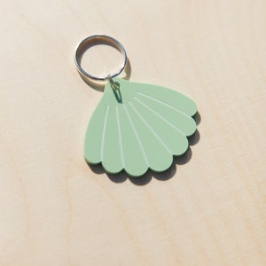 Shell Key Ring Pastel Color - Etsy