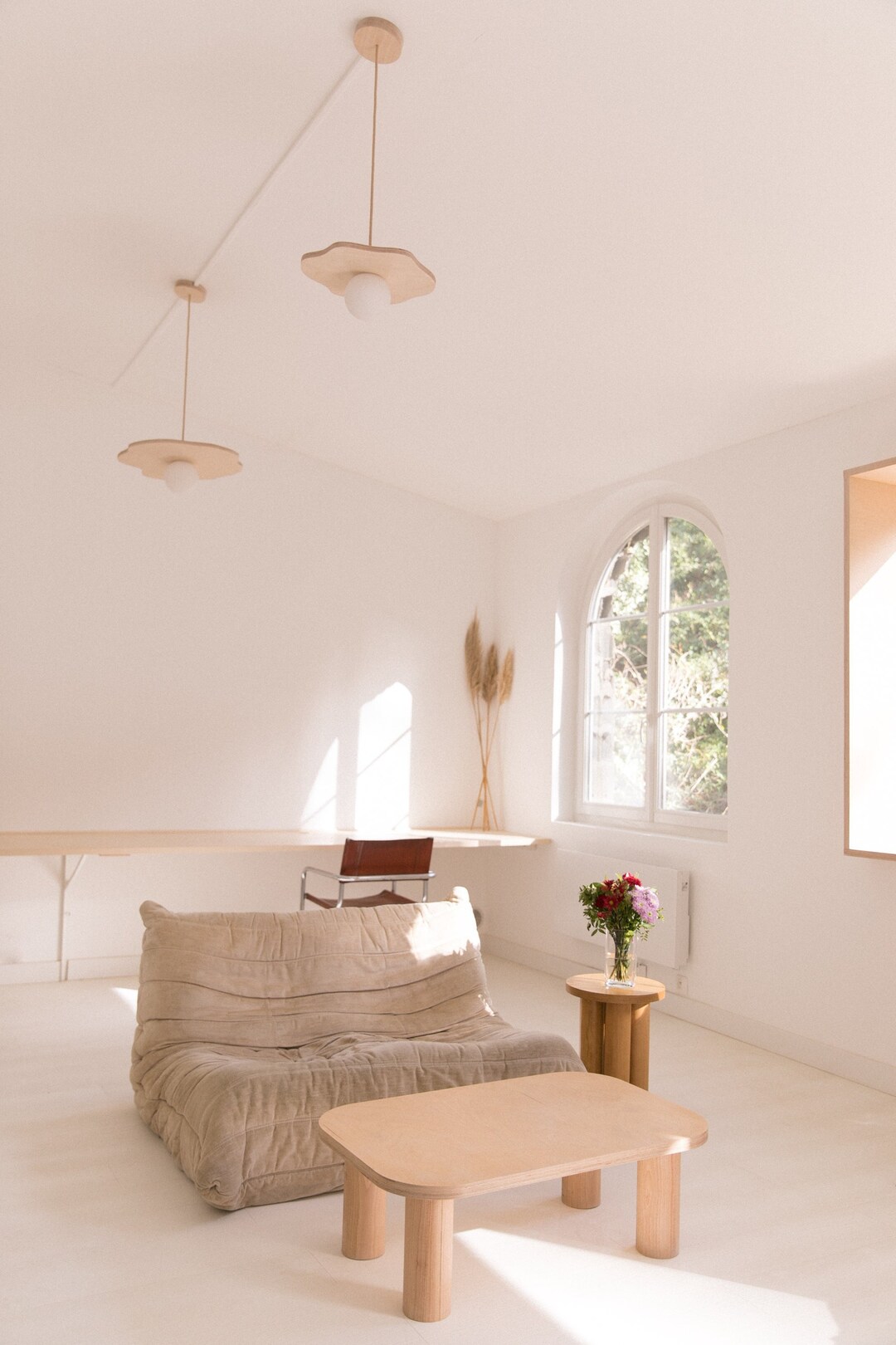 Rectangular Light Wood Coffee Table - Etsy