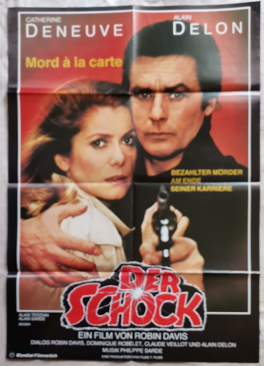 Le Choc, Alain Delon, Catherine Deneuve, Original Movie Poster 1982 - Etsy