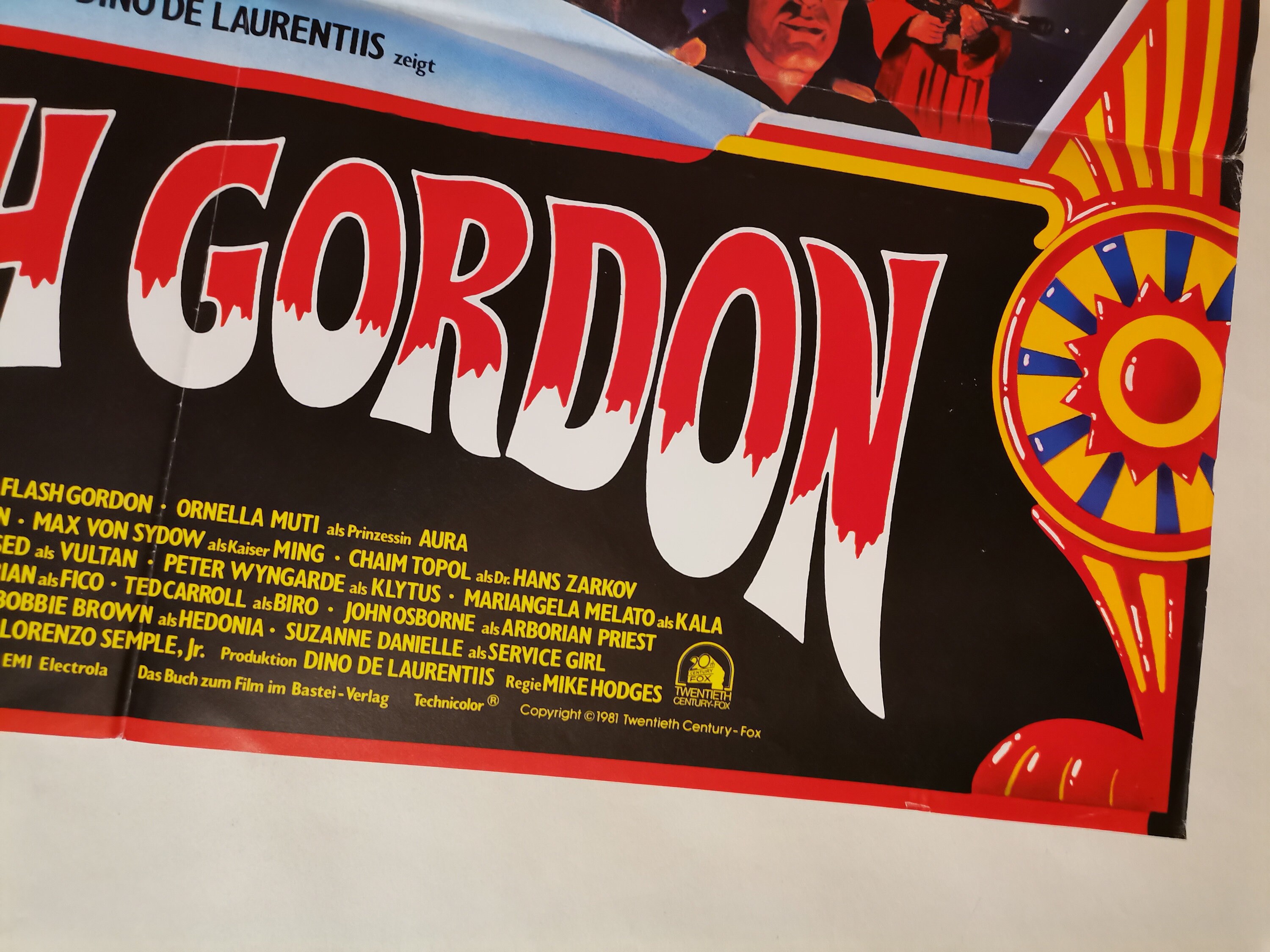 Flash Gordon, Ornella Muti, Sam J. Jones, Cinema Poster, 1980 - Etsy