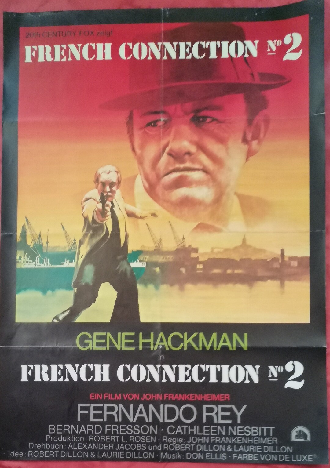 French Connection II Gene Hackman Fernando Rey Original - Etsy
