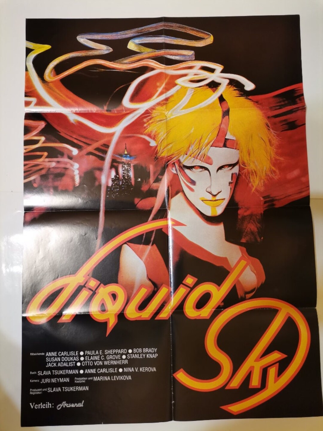 Liquid Sky, Anne Carlisle, Paula E. Sheppard, póster de película, 1982 ...
