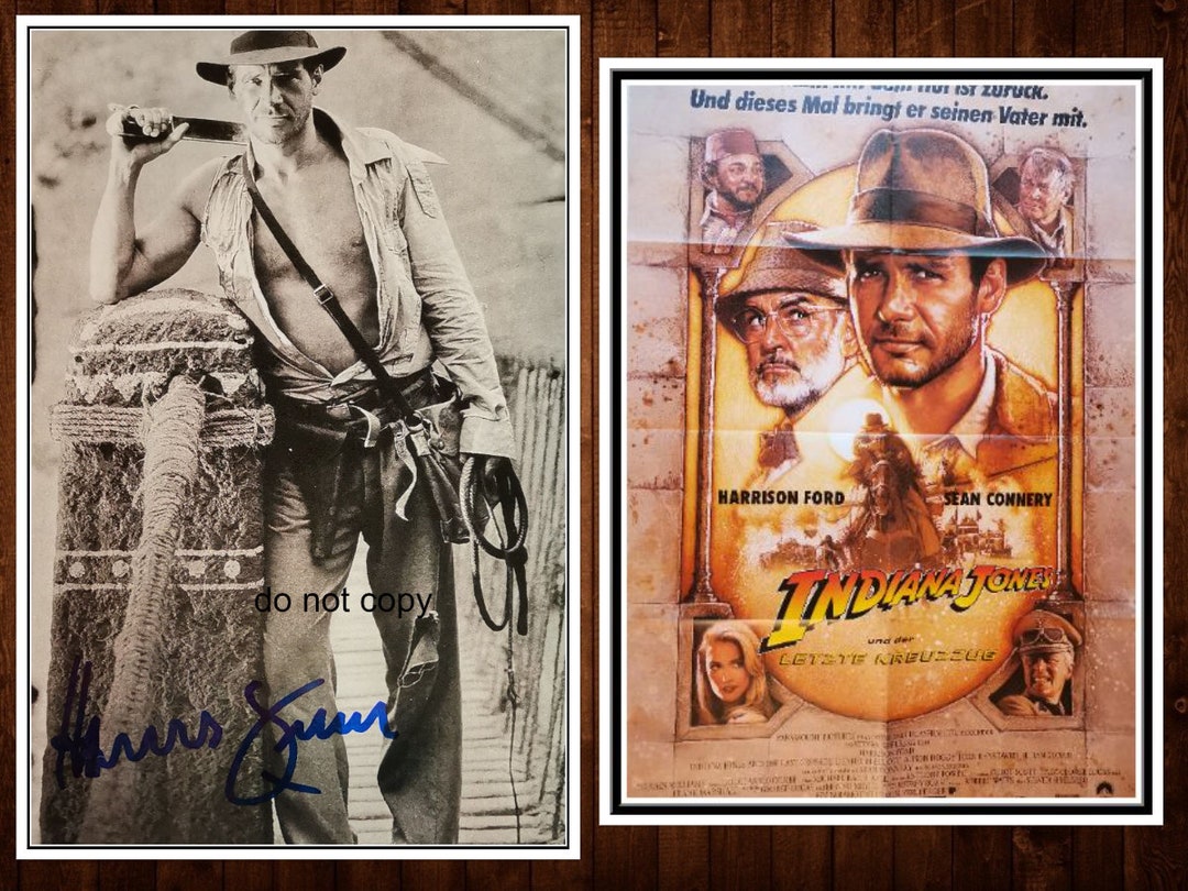 Harrison Ford, Signed Autograph Photo, and Indiana Jones and the Last ...