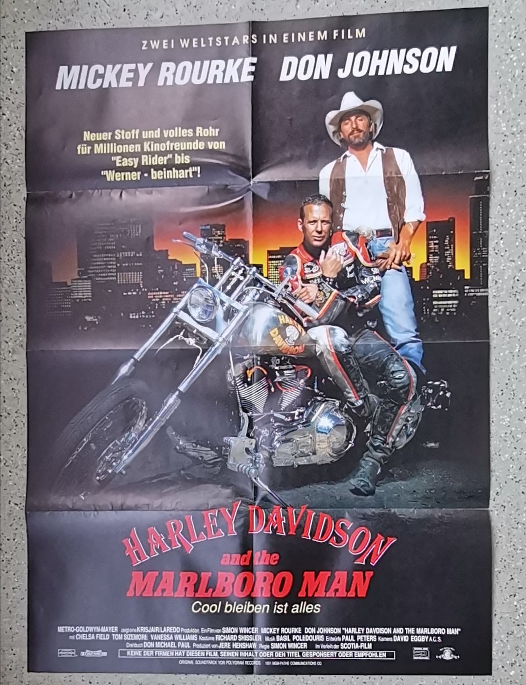 Harley Davidson and the Marlboro Man Mickey Rourke Don - Etsy