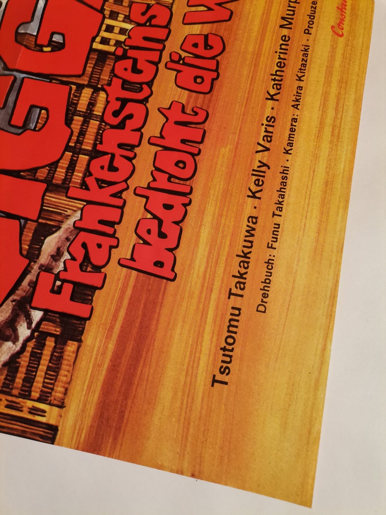 Gamera Vs Jiger, Noriaki Yuasa, Tsutomu Takakuwa, Cinema Poster 1972 - Etsy