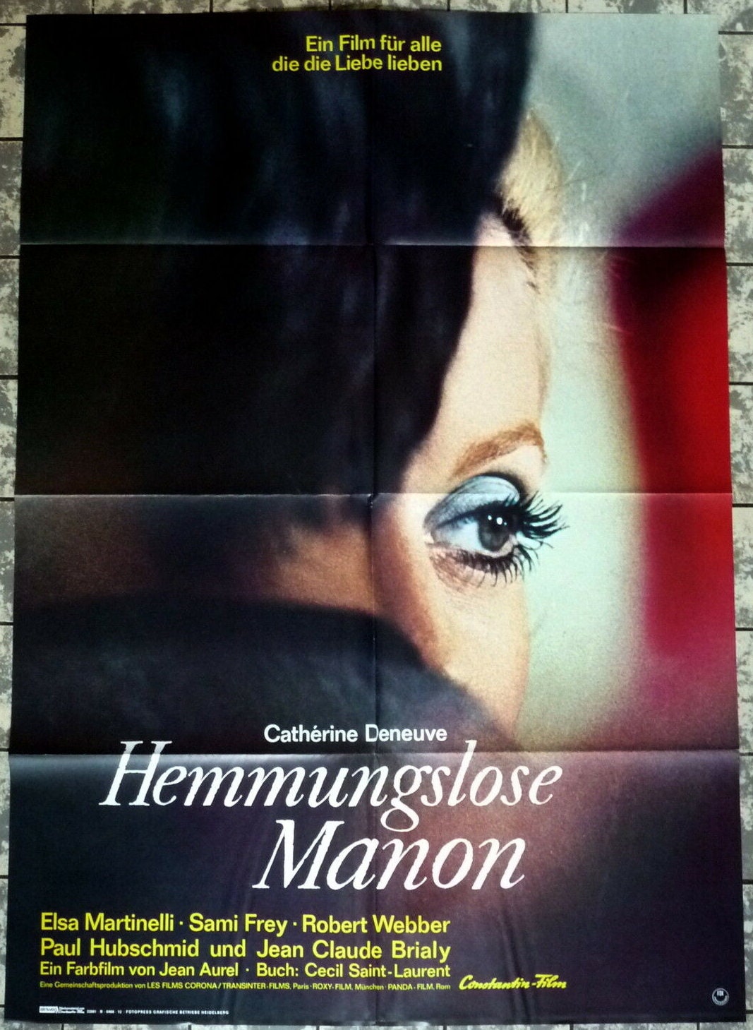 Manon 70 Catherine Deneuve Original Cinema Poster 1968 | Etsy UK