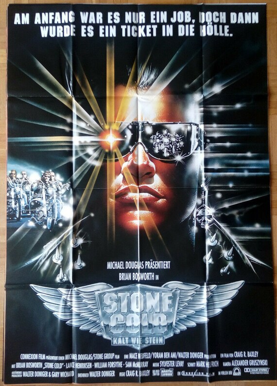 Stone Cold 1991 Brian Bosworth Poster cinematografico | Etsy