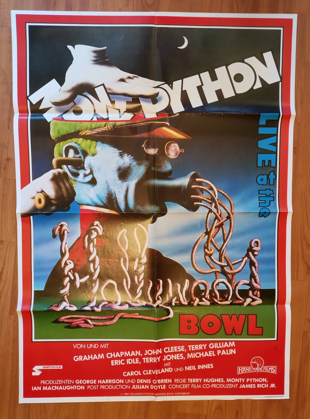 Monty Python Live at the Hollywood Bowl, Movie Poster 1982, John Cleese ...