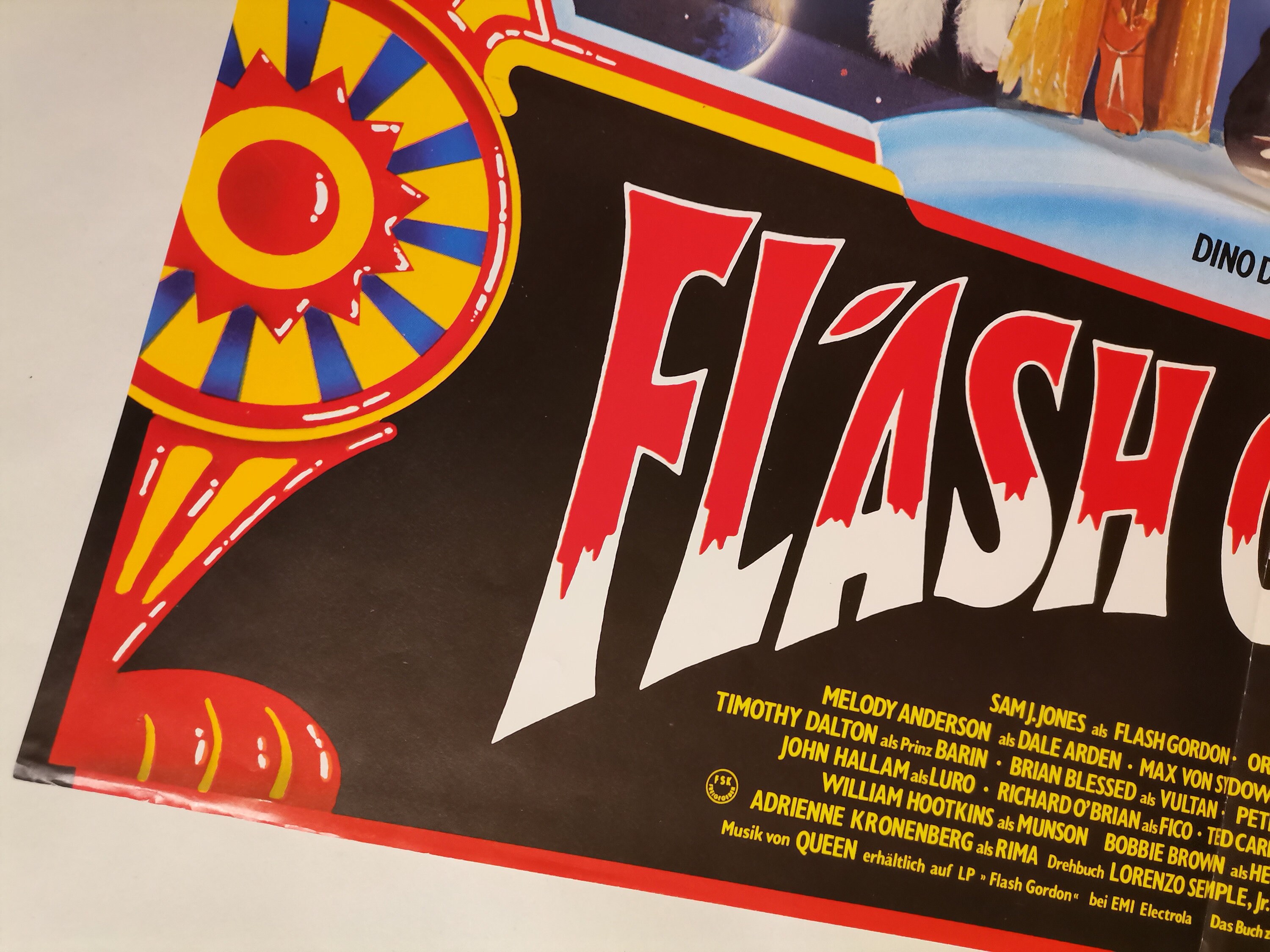 Flash Gordon, Ornella Muti, Sam J. Jones, Cinema Poster, 1980 - Etsy