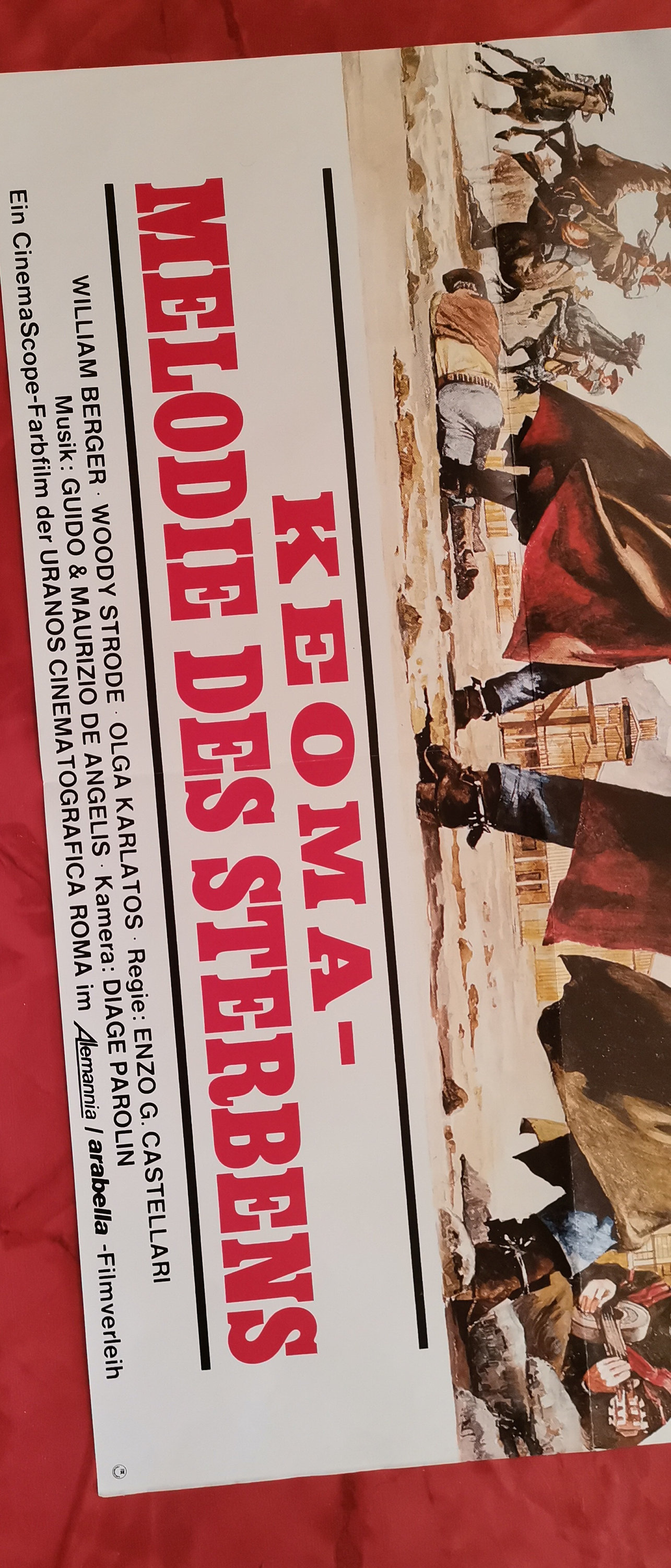 Keoma, Franco Nero Signed on Movie Poster, 1976 - Etsy