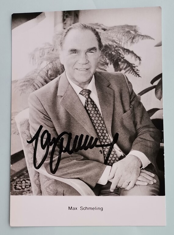 Max Schmeling Signed Autograph Photo - Etsy