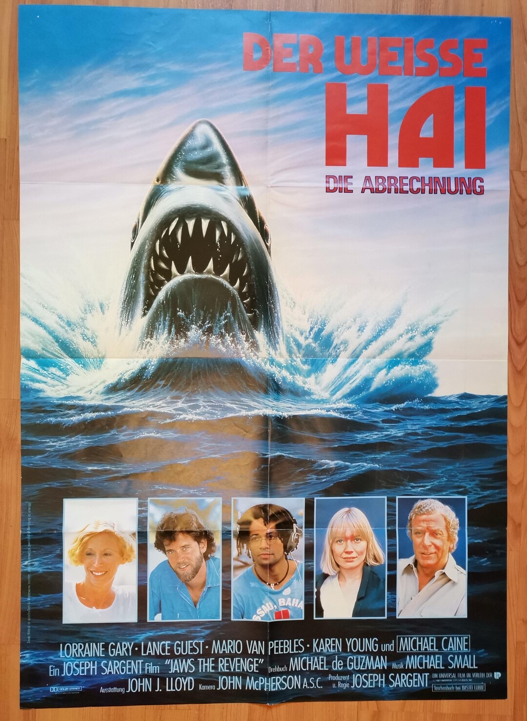 Jaws: the Revenge, Lorraine Gary, Lance Guest, Cinema Poster 1987 - Etsy