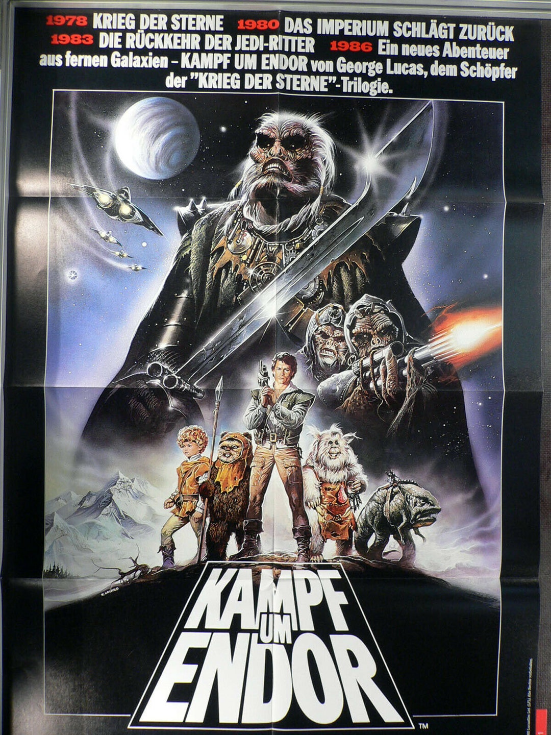 Ewoks the Battle for Endor Wilford Brimley Warwick Davis - Etsy