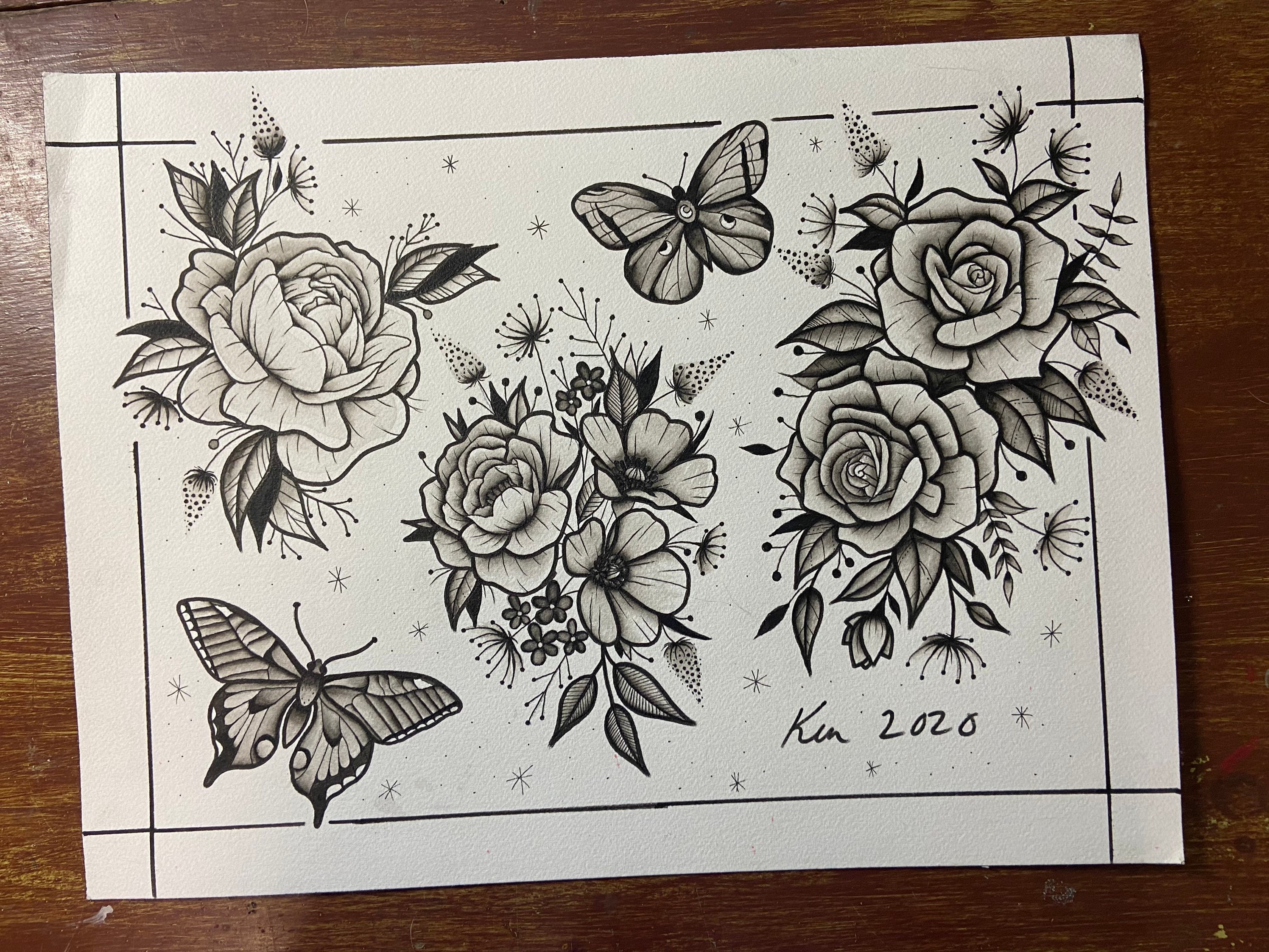 Floral Flash original | Etsy