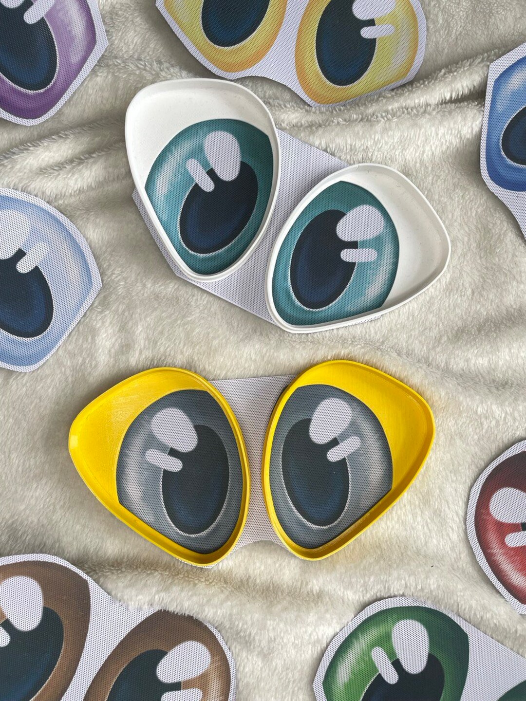 Sublimated Eye Mesh (fitting Toony Canine Blank) - Etsy