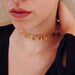Dangle Star Choker Necklace Dainty Heart Layered Necklace - Etsy
