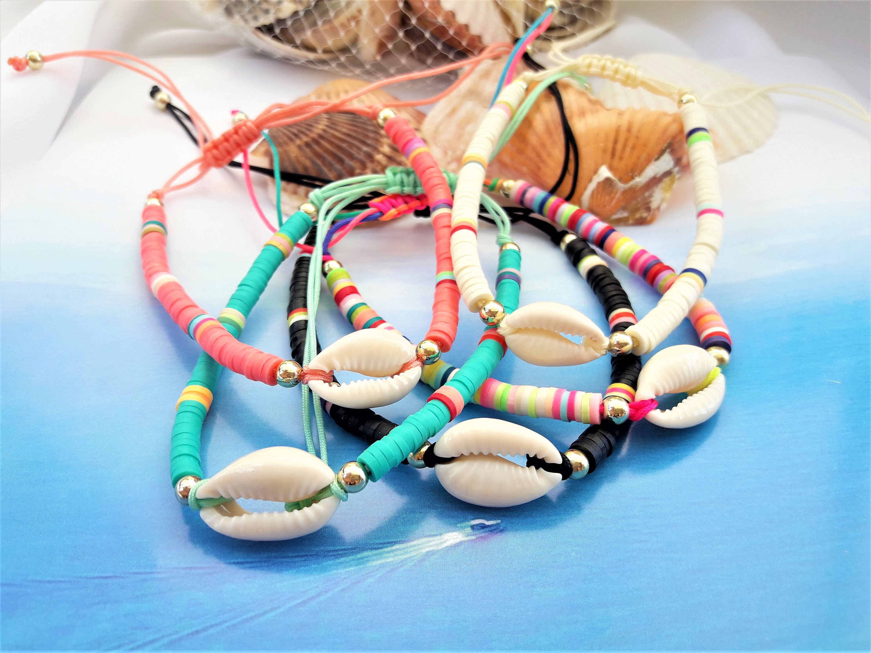 Cowrie Shell Anklet Bracelet Sea Shell Anklet Jewelry Boho - Etsy