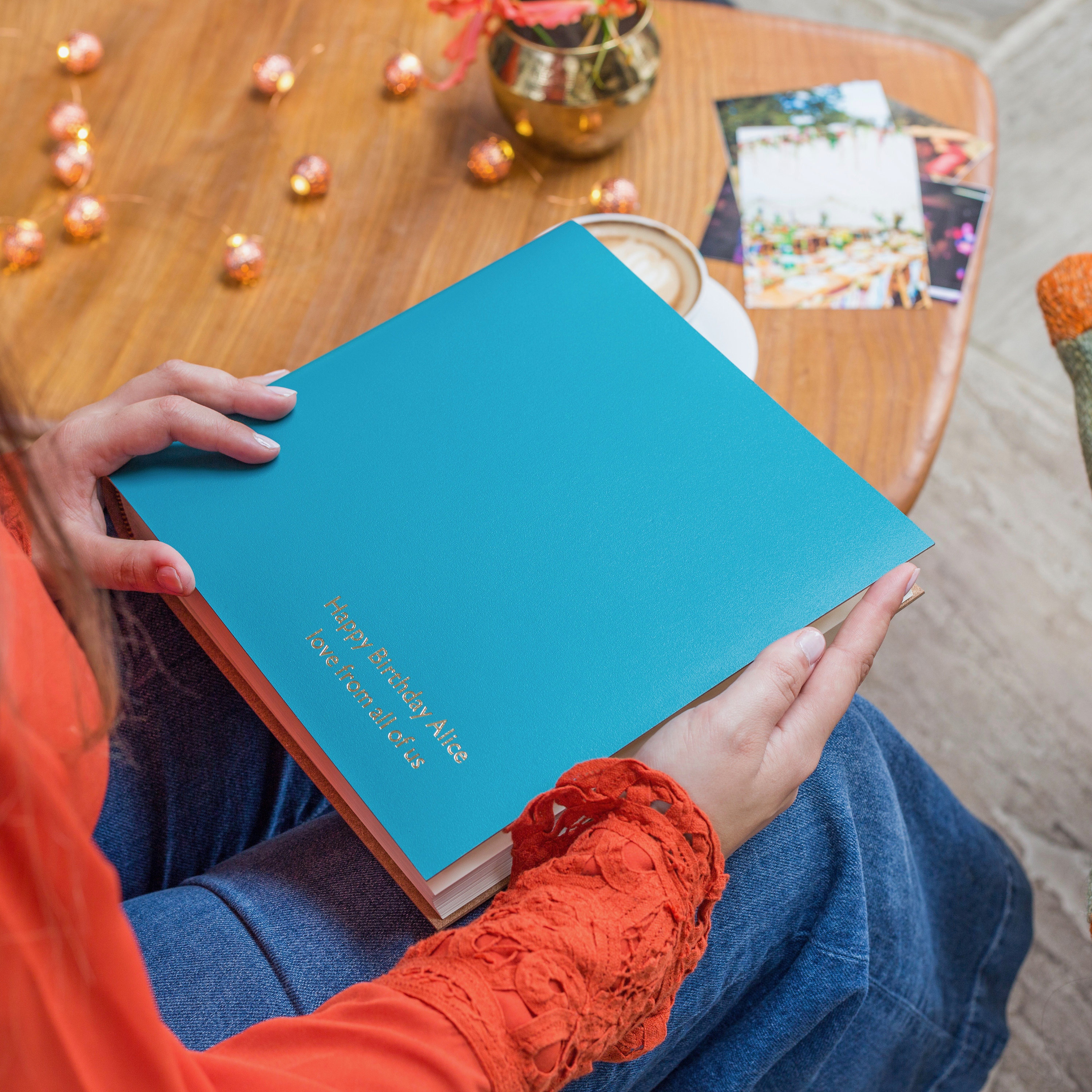 Medium Recycled Leather Photo Album | Etsy UK