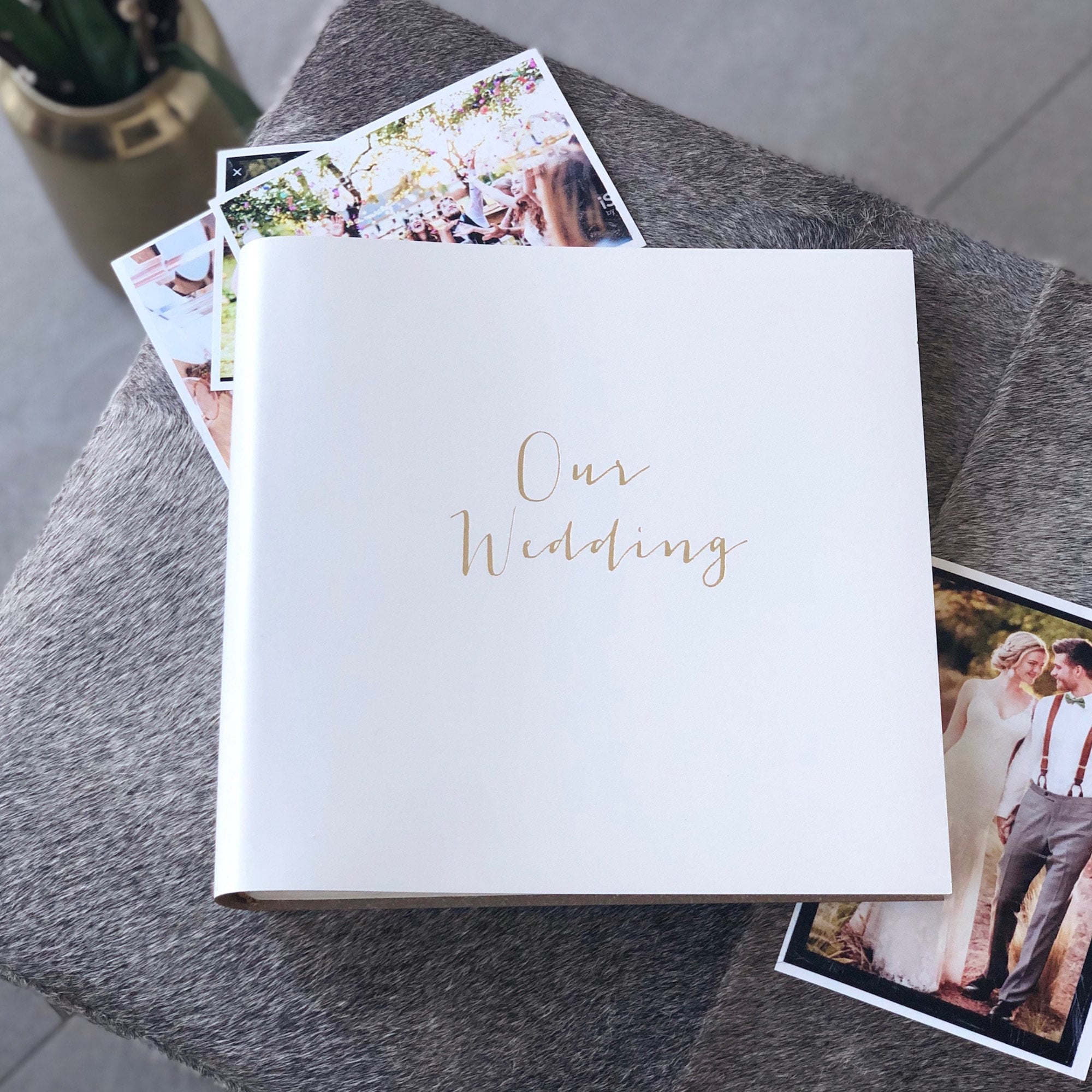 Our Wedding Embossed Leather Photo Album - Etsy