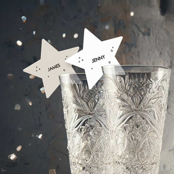 Star Place Cards - Etsy