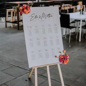 Moon Seating Plan Celestial Table Plan Seating Chart for Celestial ...