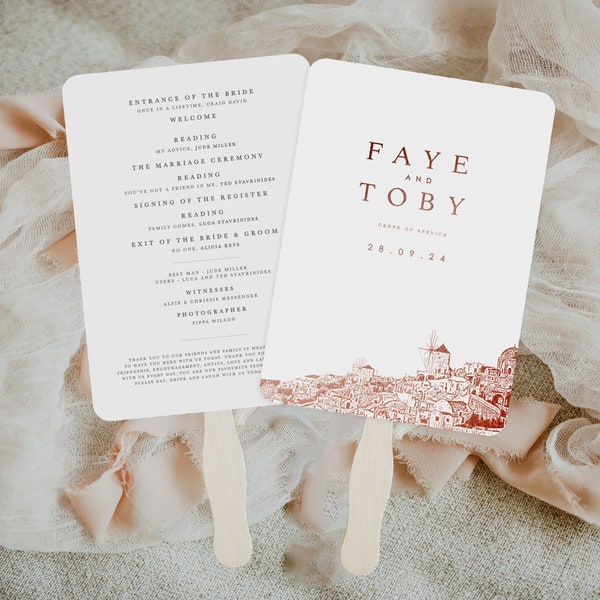 Church Fan Template - Etsy