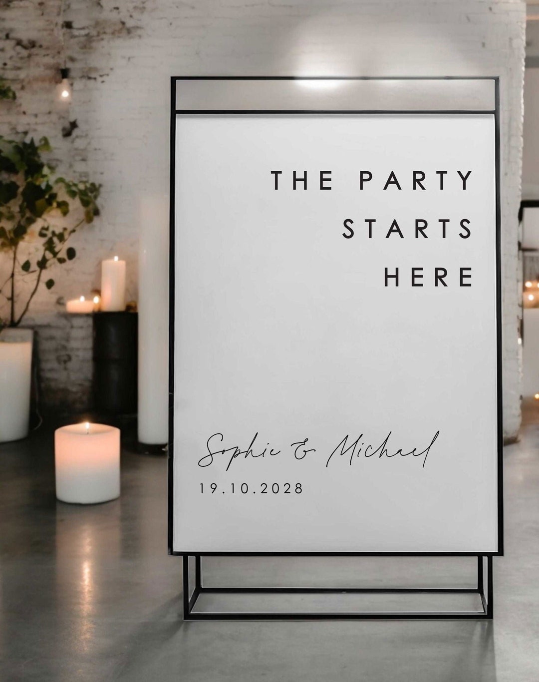 Welcome Sign for Parties and Events, Customizable Decor, Party ...