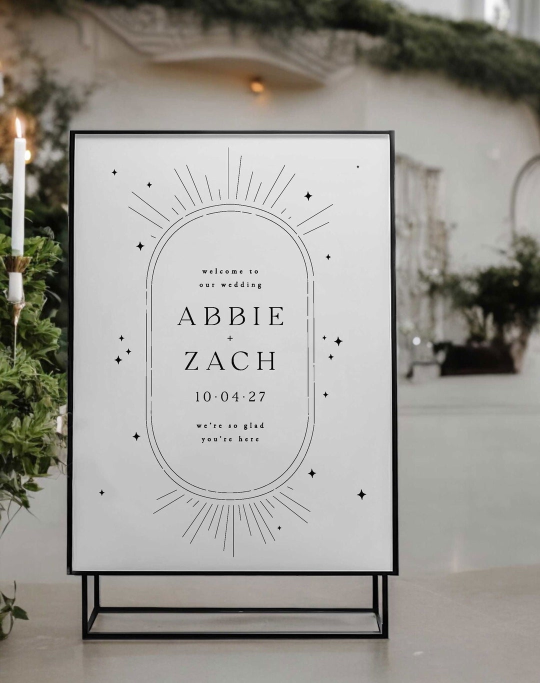 Abbie Vintage Welcome Sign - Etsy