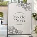 Maddie Peony Welcome Sign - Etsy