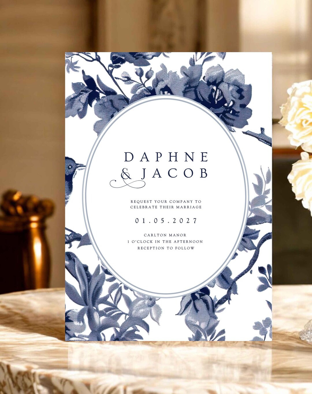 Editable Floral Invitation | Wedding Invite Pack | Beautiful Digital ...