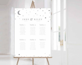 Moon Seating Chart - Etsy