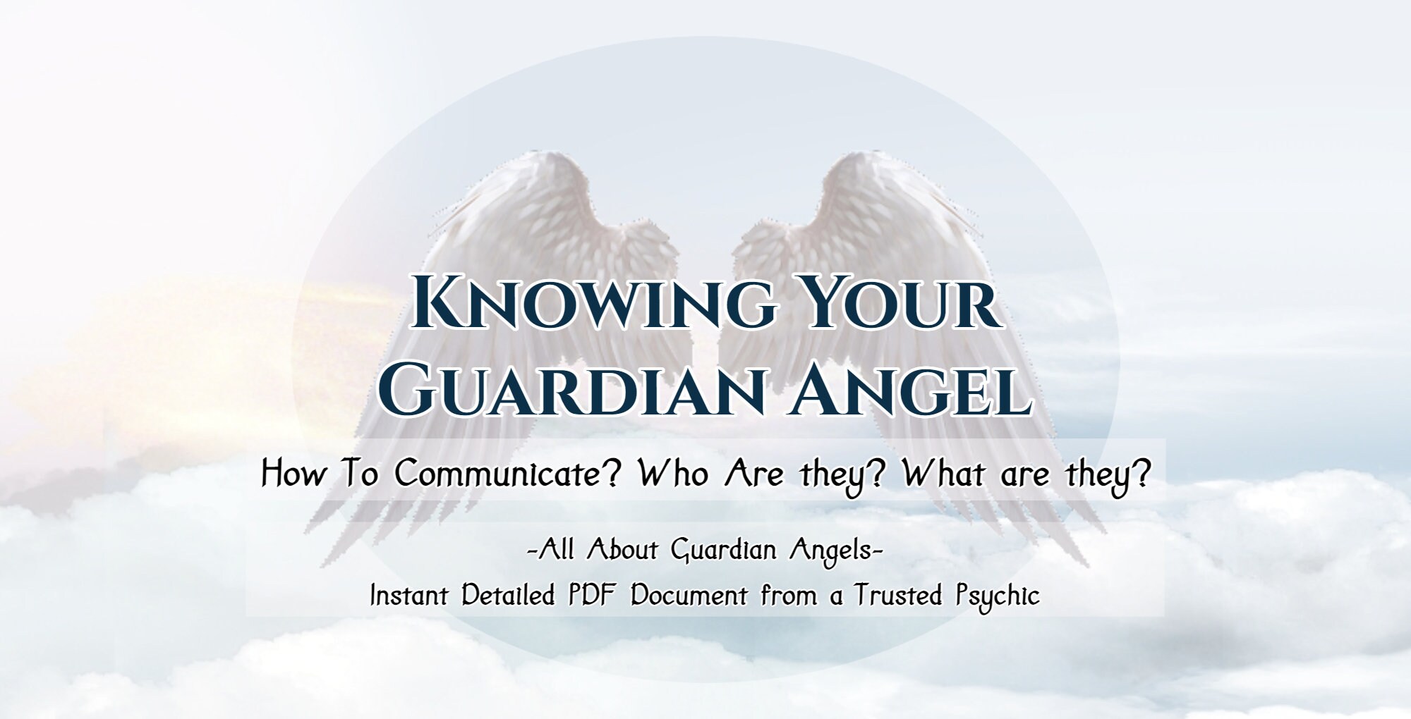Knowing Your Guardian Angel All About Guardian Angels Who - Etsy