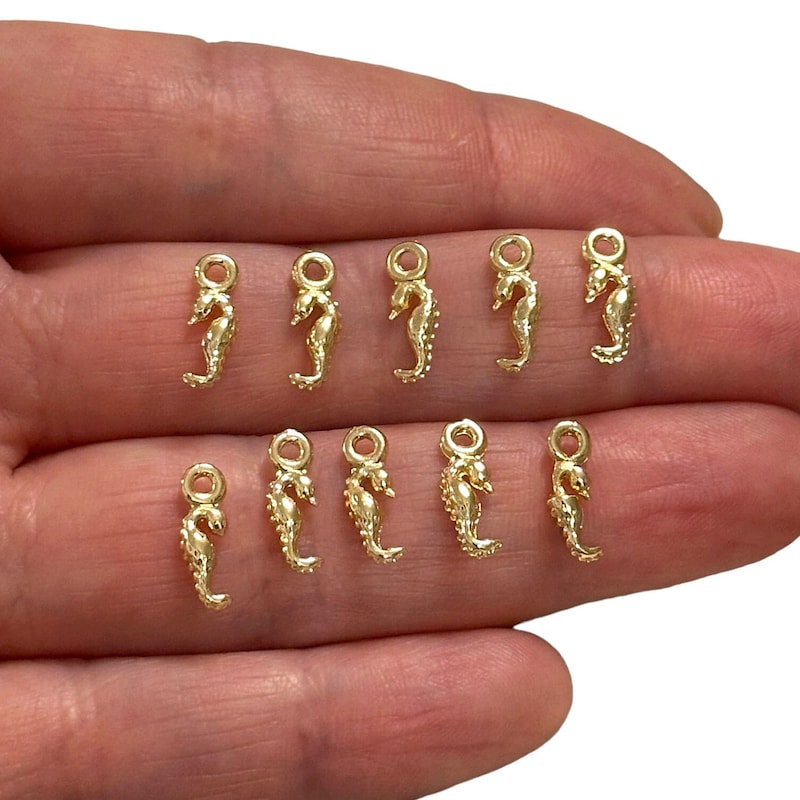 Seahorse Charm - Etsy UK