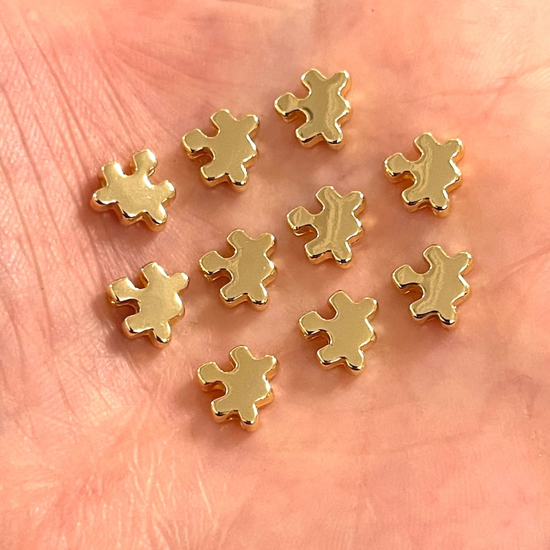 Puzzle Piece Charms - Etsy