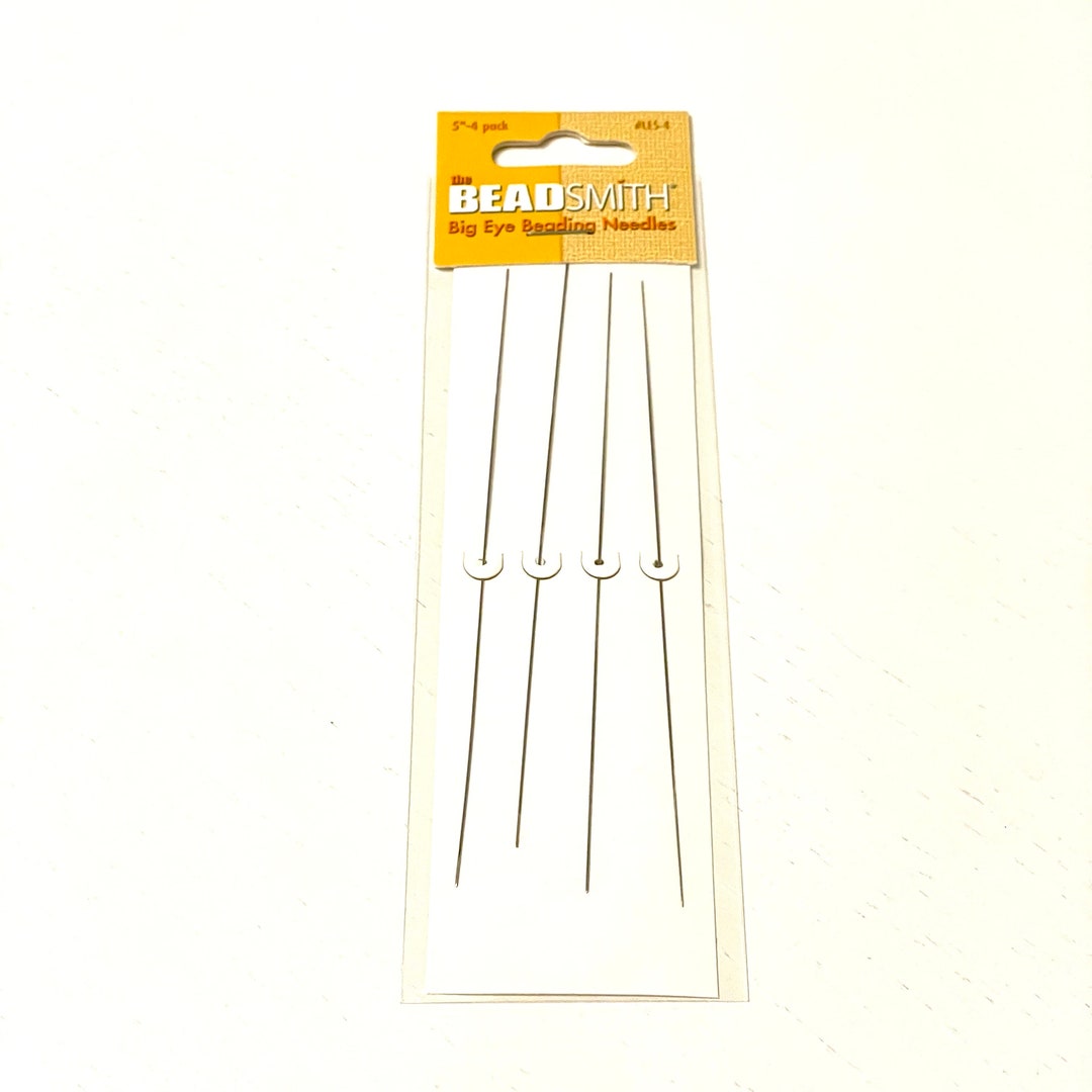 Big Eye Beading Needles by Beadsmith Large Hole Needle, Large Eye ...