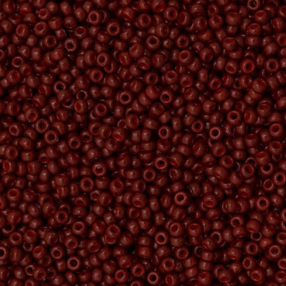 Miyuki Seed Beads 11/0 Duracoat Opaque Maroon 4470-NEW - Etsy