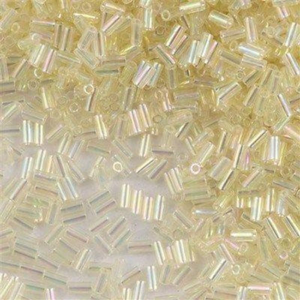 Bugle Beads Crystal Ab - Etsy UK